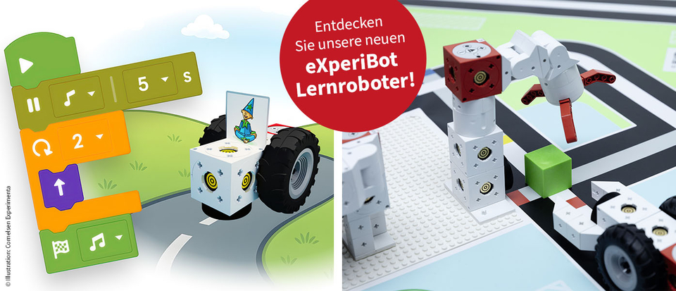 Neue eXperiBot Produkte — Cornelsen Experimenta